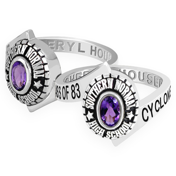 Women's Oval Class Ring - 16407