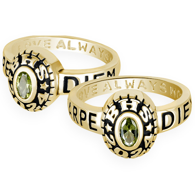 Women's Oval Class Ring - 16410