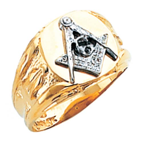 Round Signet Blue Lodge Ring