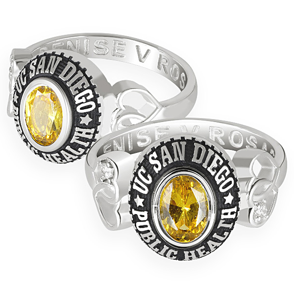 Women's Oval Class Ring - GCR108